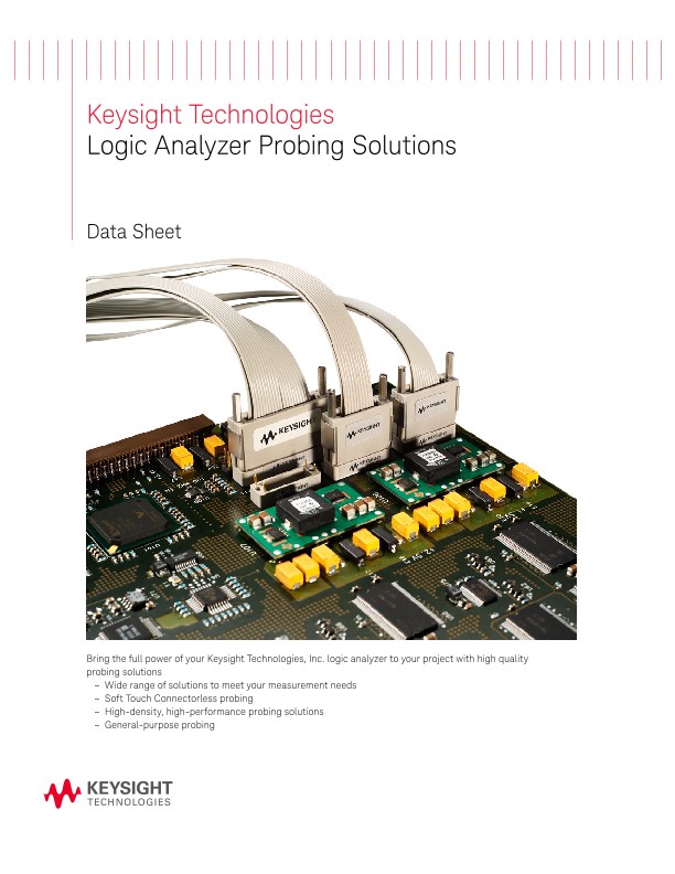Logic Analyzer Probing Solutions PDF Asset Page | Keysight